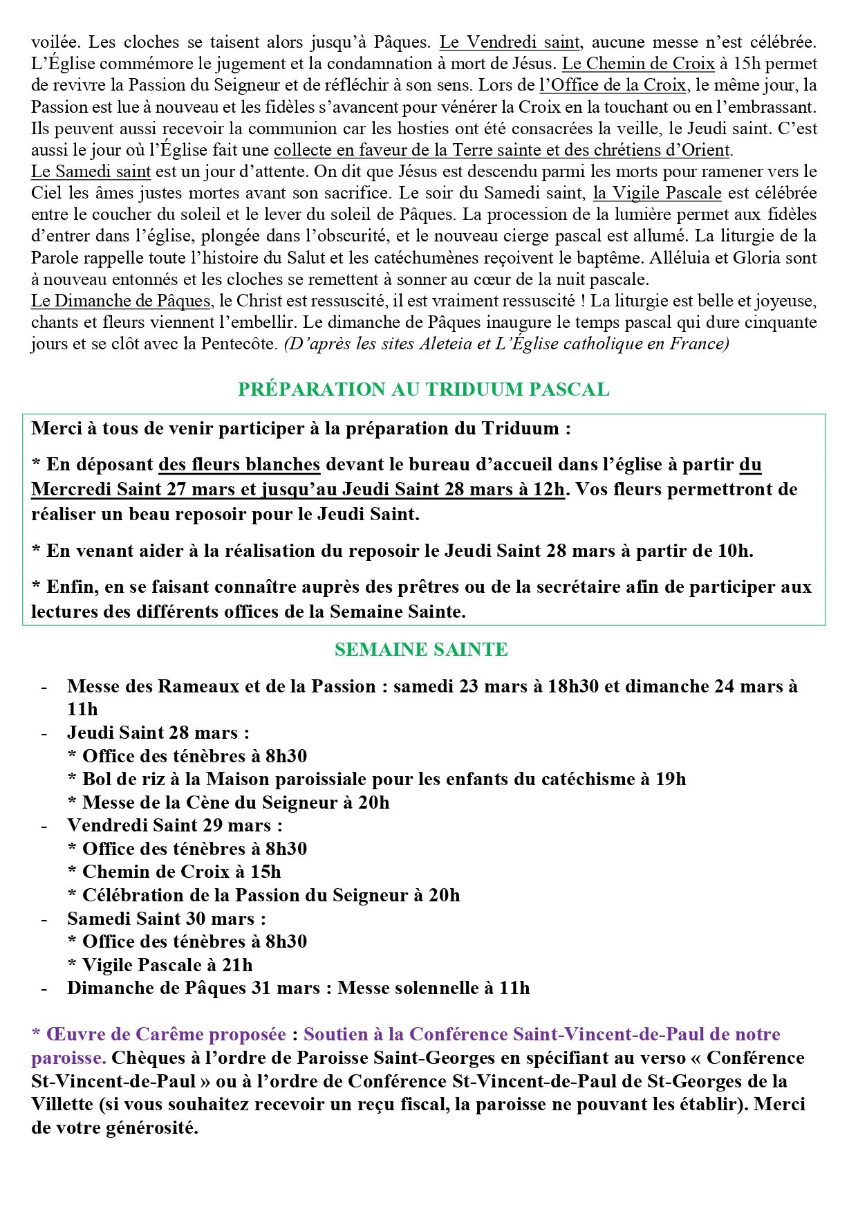 Paroisse Saint Georges De La Villette Eglise Catholique à Paris